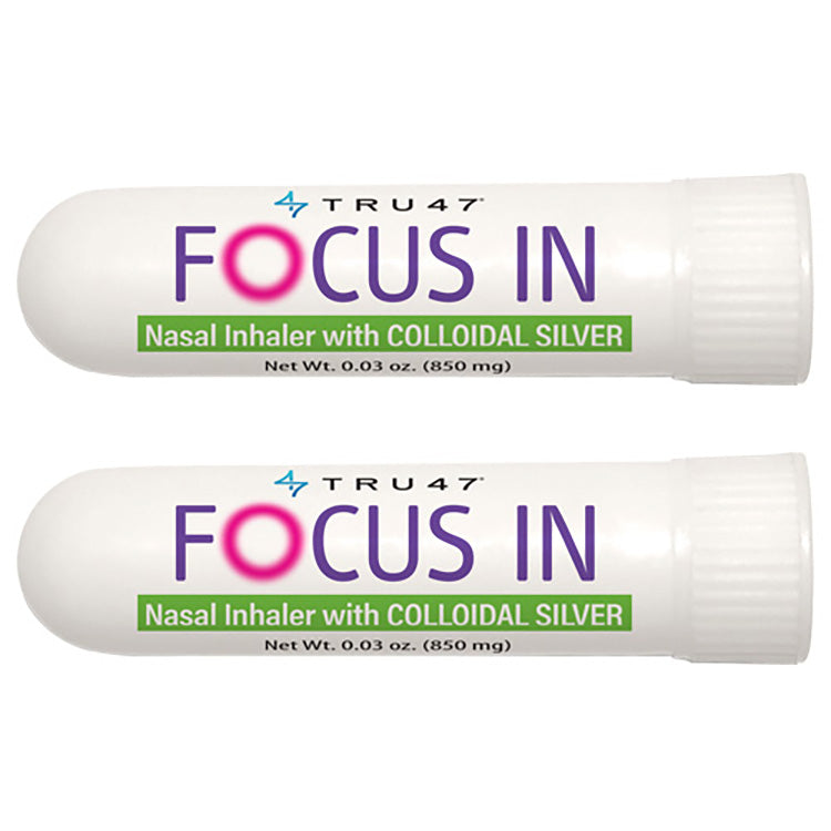 Focus In Essential Oil Inhaler - Natural Focus Enhancer - TRU47